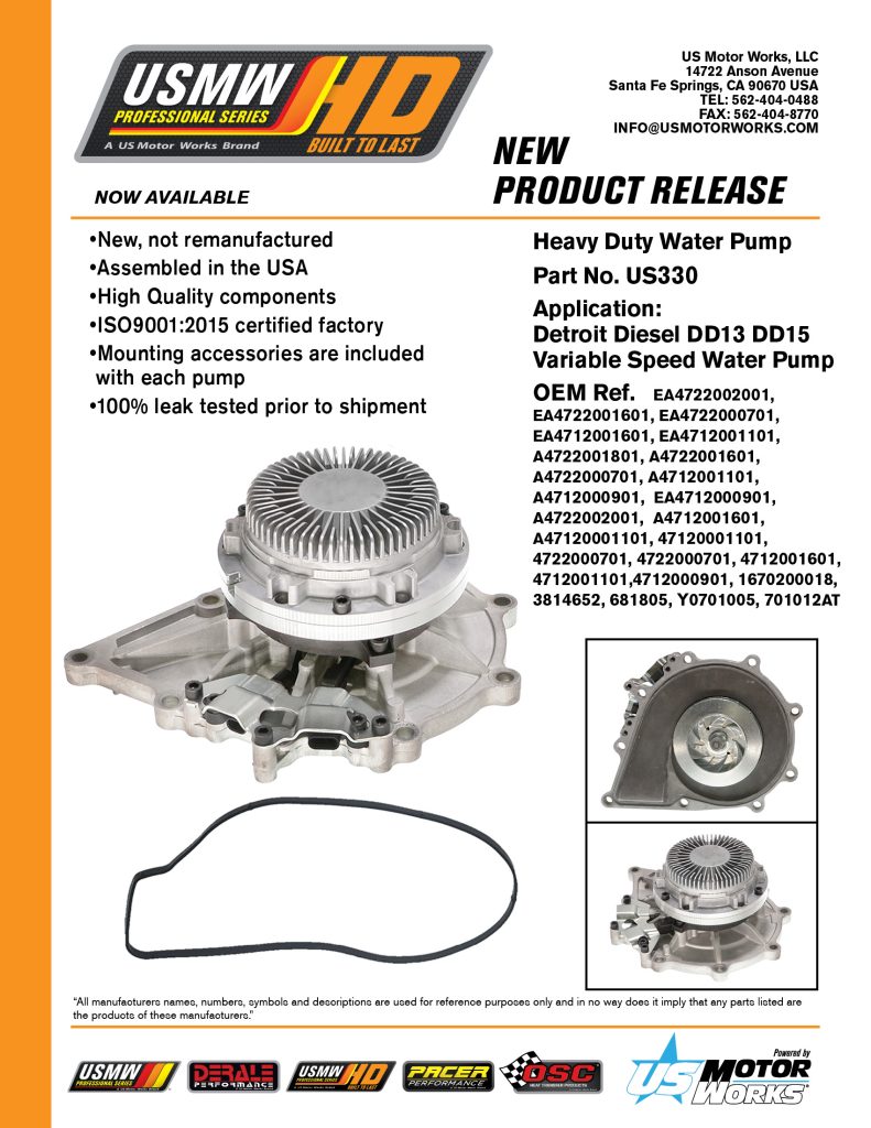 Water Pump - US Motorworks